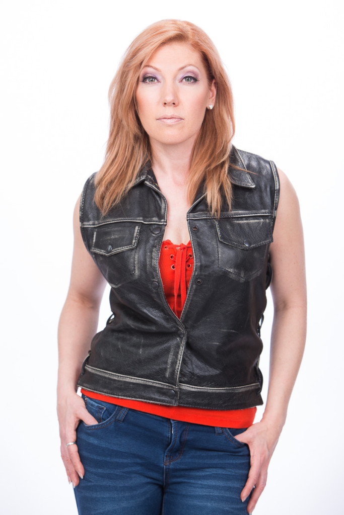 Vintage Black Leather Vest | Lissa Hill Leather